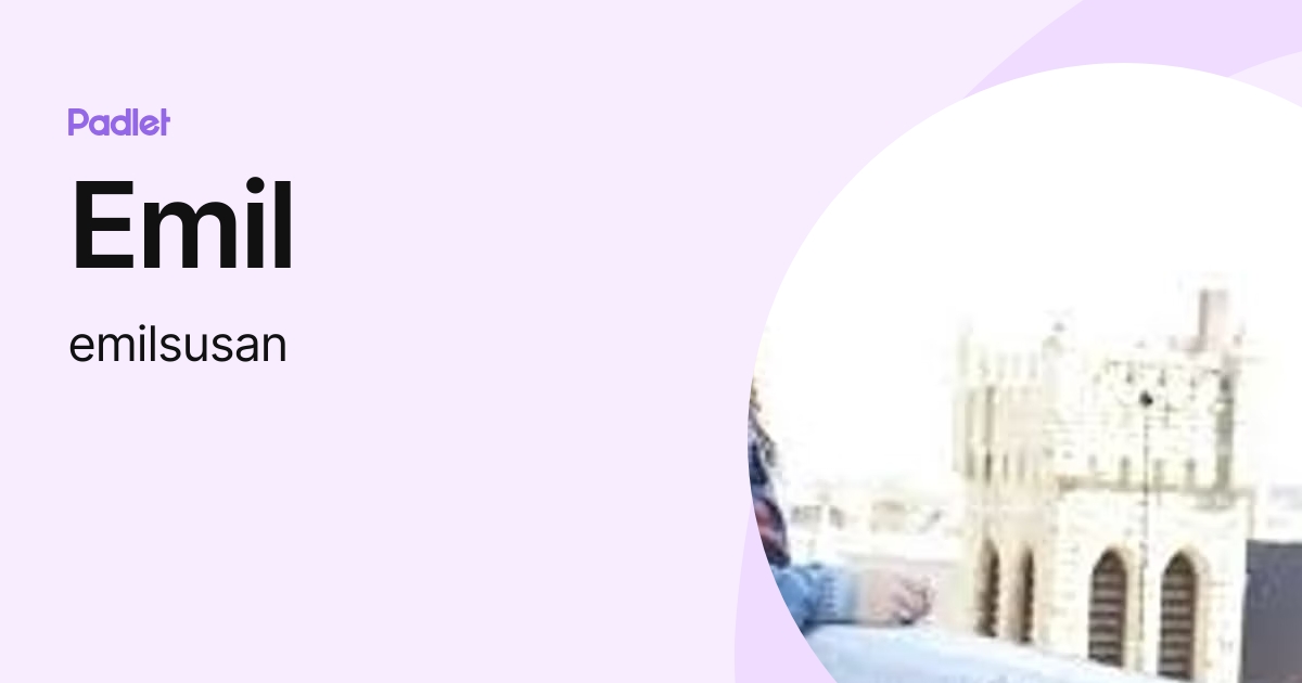 Emil Emilsusan Profile Padlet