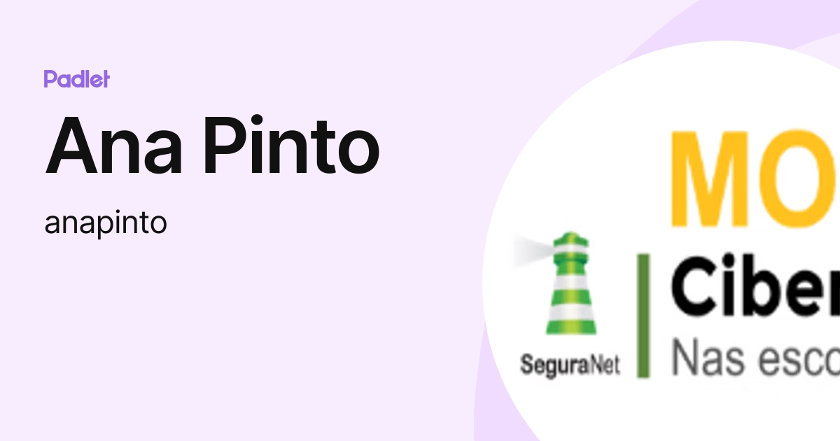 Ana Pinto (anapinto) profile | Padlet
