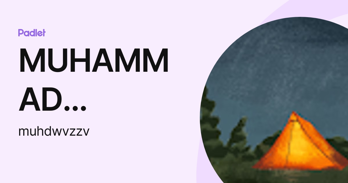 MUHAMMAD AZZAM (muhdwvzzv) profile | Padlet