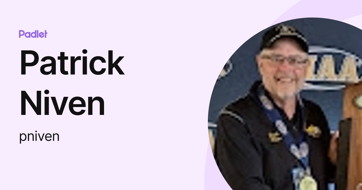 Patrick Niven (pniven) profile | Padlet