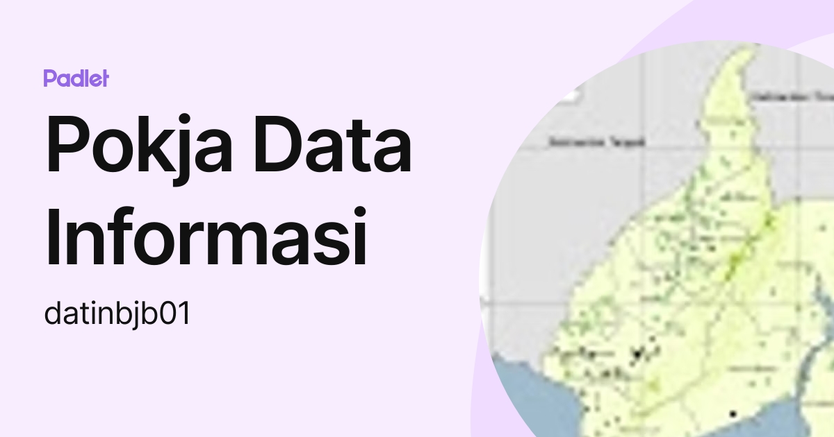 Pokja Data Informasi (datinbjb01) profile | Padlet