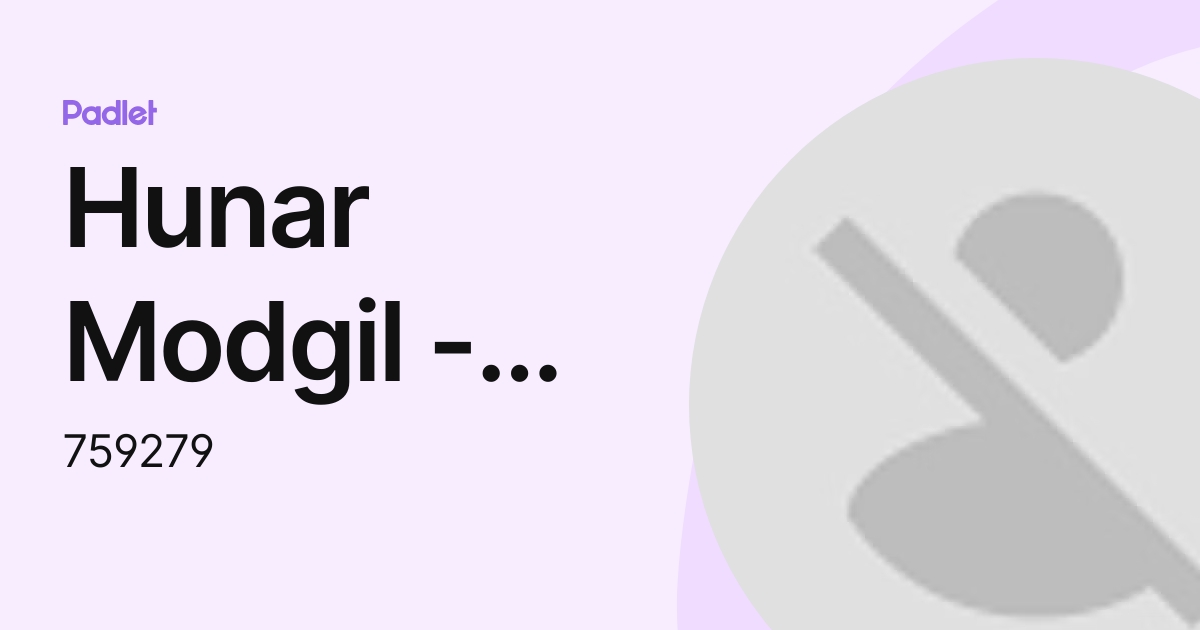 Hunar Modgil - Centennial Sr PS (1506) (759279) profile | Padlet