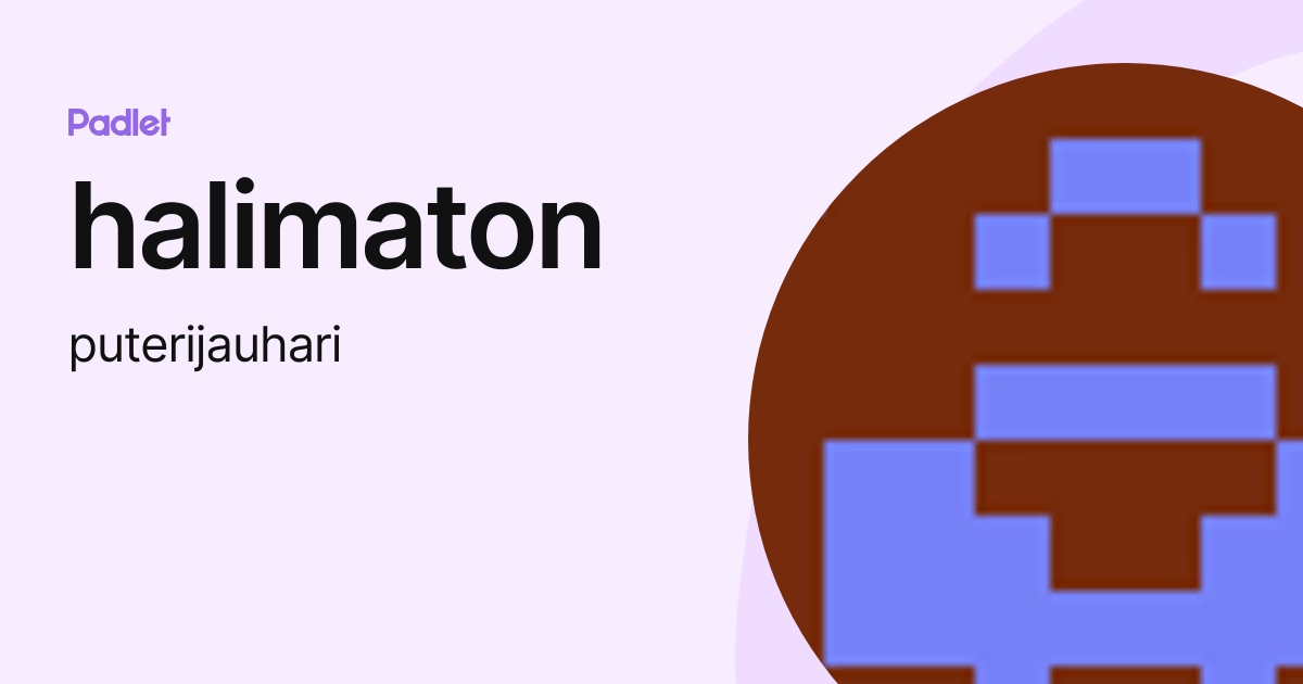 halimaton (puterijauhari) profile | Padlet