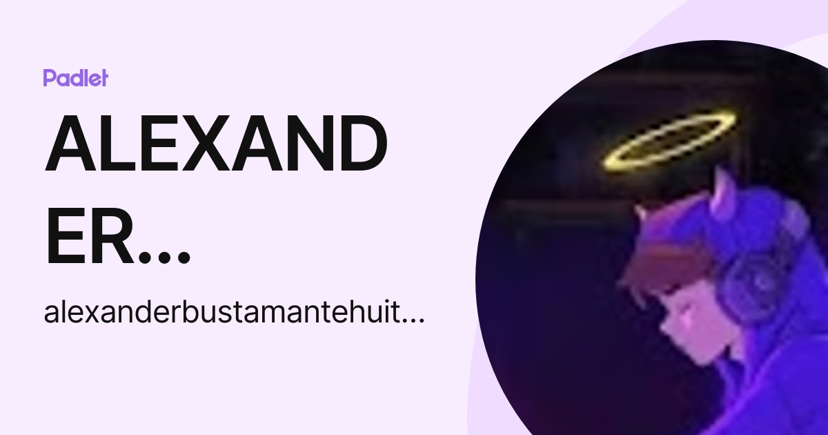 ALEXANDER BUSTAMANTE HUITRON (alexanderbustamantehuitron28) profile ...