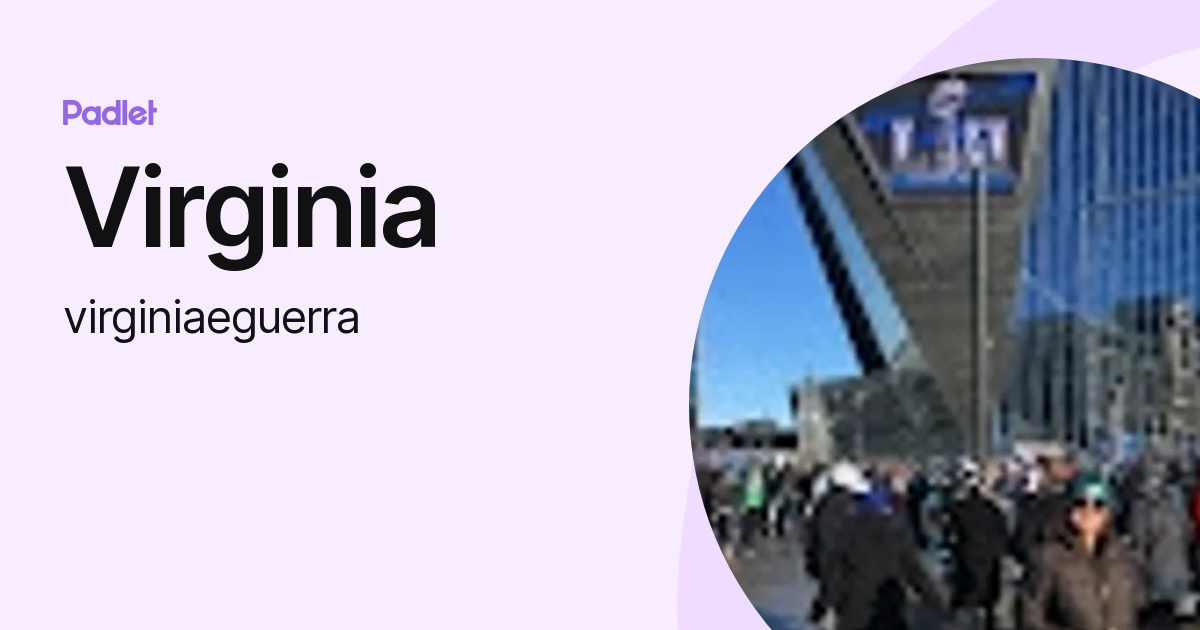 Virginia (virginiaeguerra) profile | Padlet