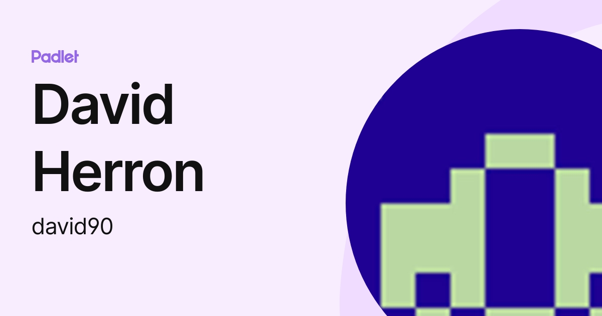 David Herron (david90) profile | Padlet