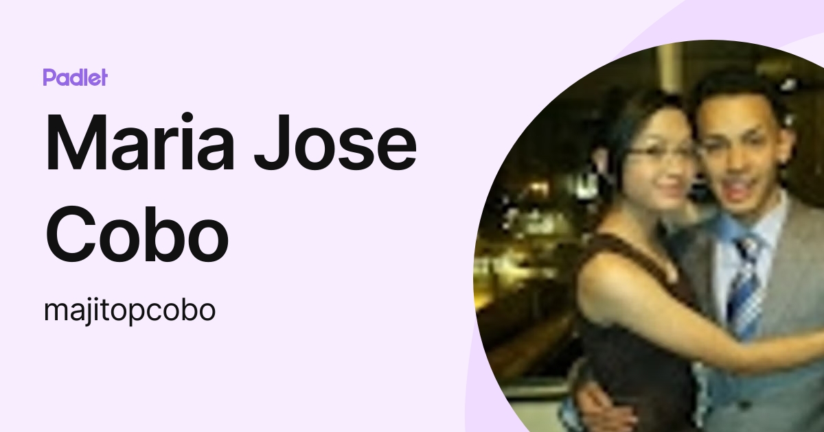 Maria Jose Cobo (majitopcobo) profile | Padlet