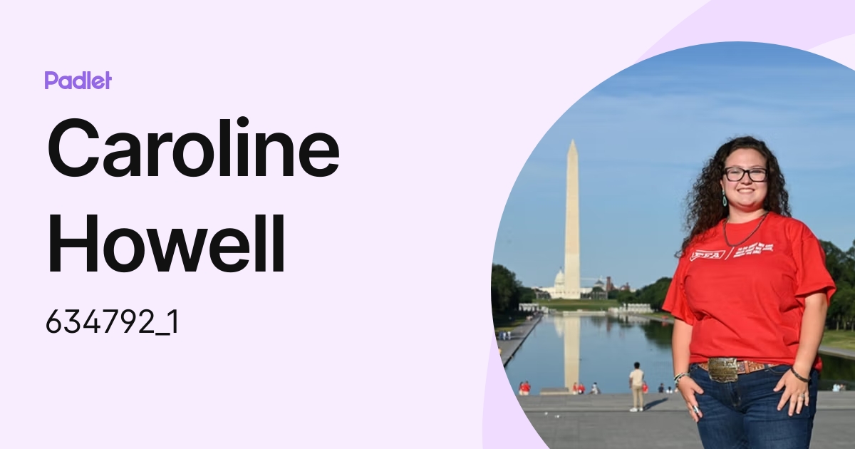 Caroline Howell (634792_1) profile | Padlet