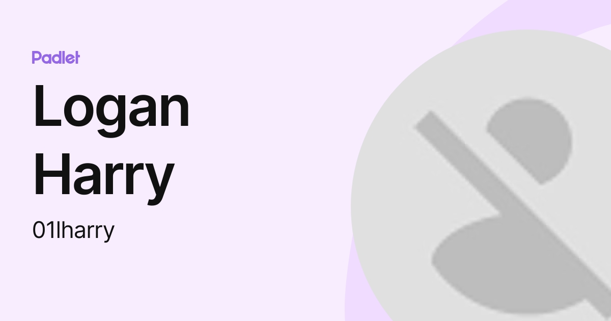Logan Harry (01lharry) profile | Padlet
