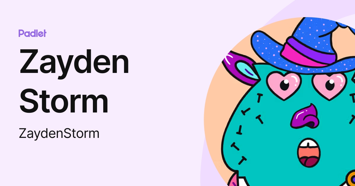 Zayden Storm (ZaydenStorm) profile | Padlet