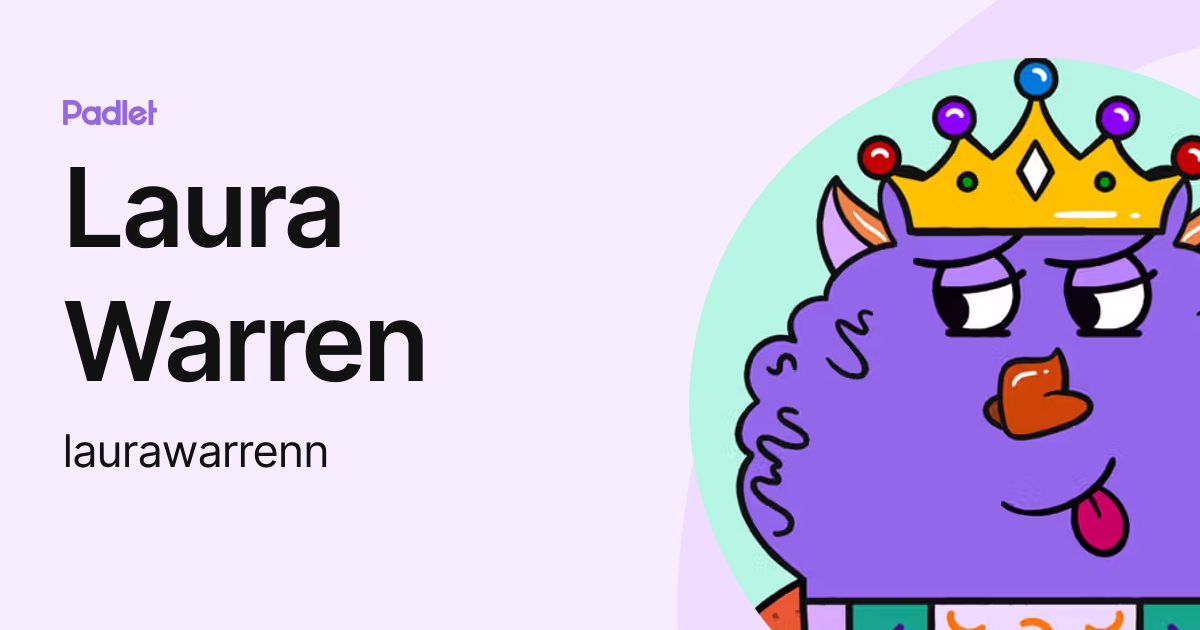 Laura Warren (laurawarrenn) profile | Padlet