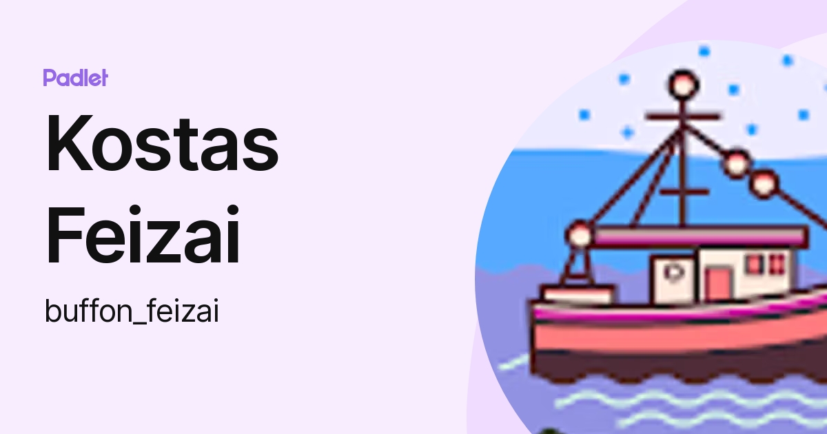 Kostas Feizai (buffon_feizai) profile | Padlet