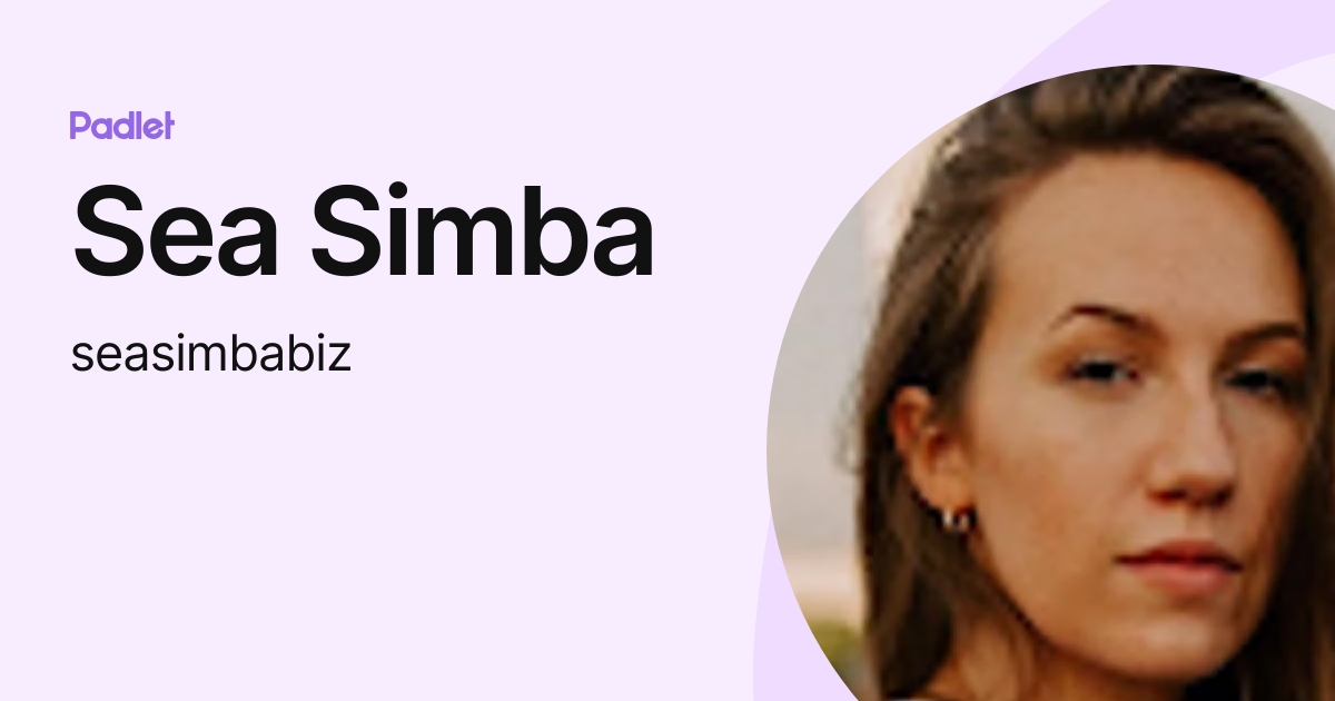 Sea Simba (seasimbabiz) profile | Padlet