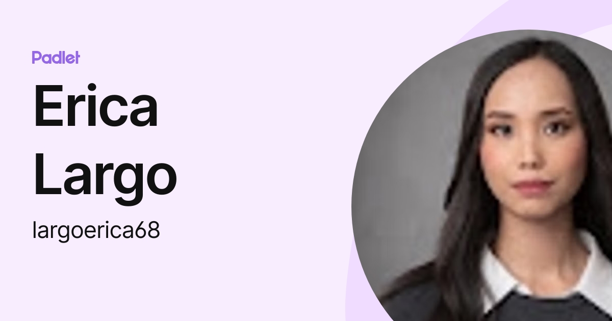 Erica Largo (largoerica68) profile | Padlet