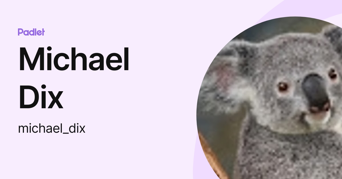 Michael Dix (michael_dix) profile | Padlet