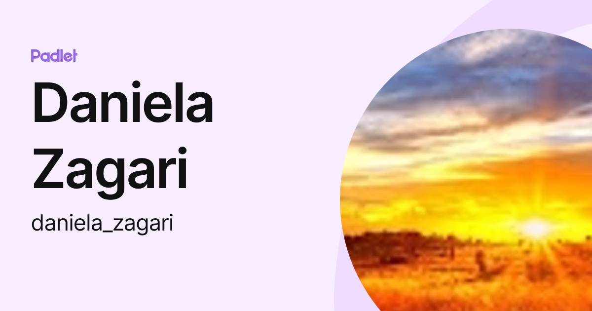Daniela Zagari (daniela_zagari) profile | Padlet