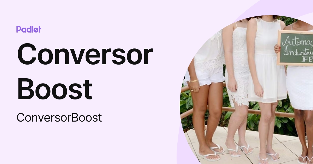 Conversor Boost (ConversorBoost) profile | Padlet