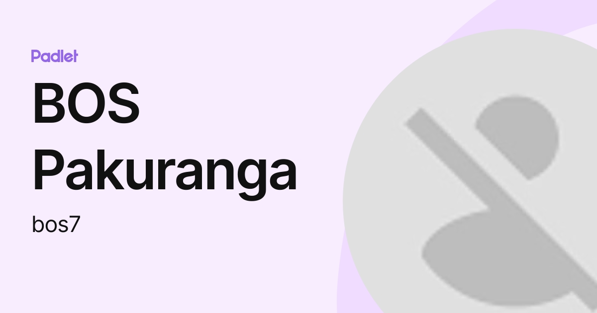 BOS Pakuranga (bos7) profile | Padlet