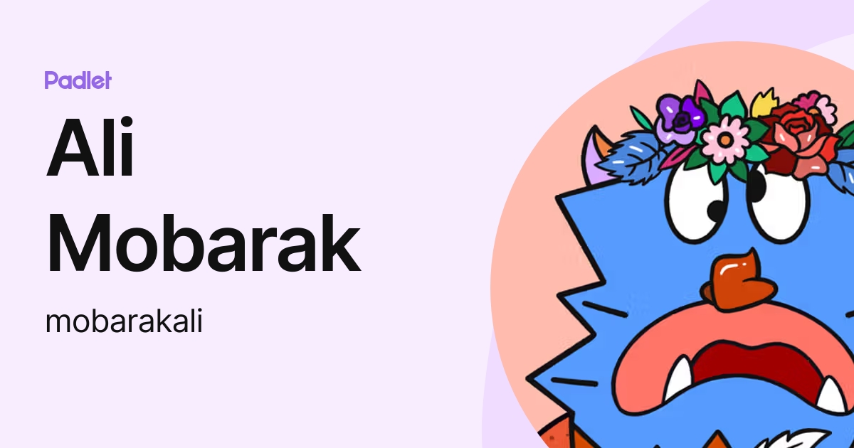 Ali Mobarak (mobarakali) profile | Padlet