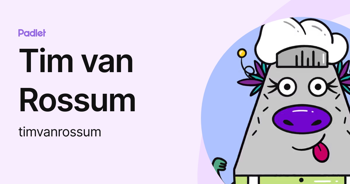 Tim van Rossum (timvanrossum) profile | Padlet