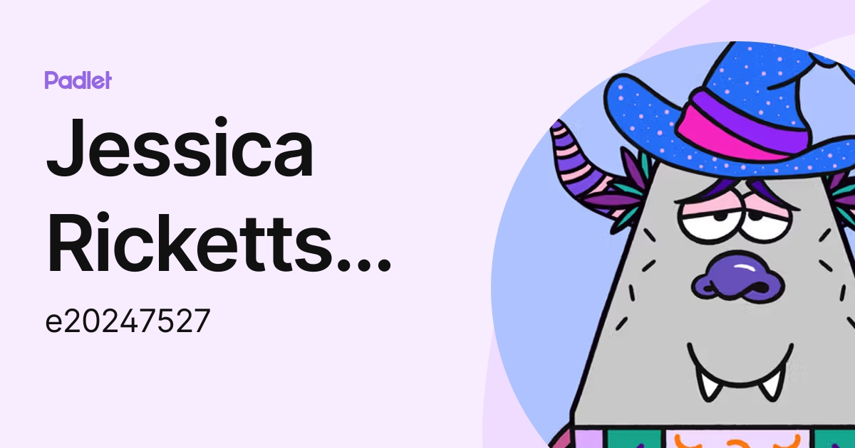 Jessica Ricketts (Redan Elementary School) (e20247527) profile | Padlet