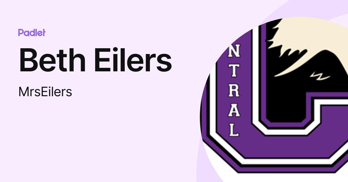 Beth Eilers (MrsEilers) profile | Padlet