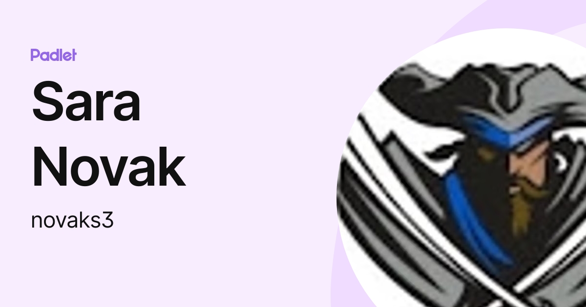 Sara Novak (novaks3) profile | Padlet