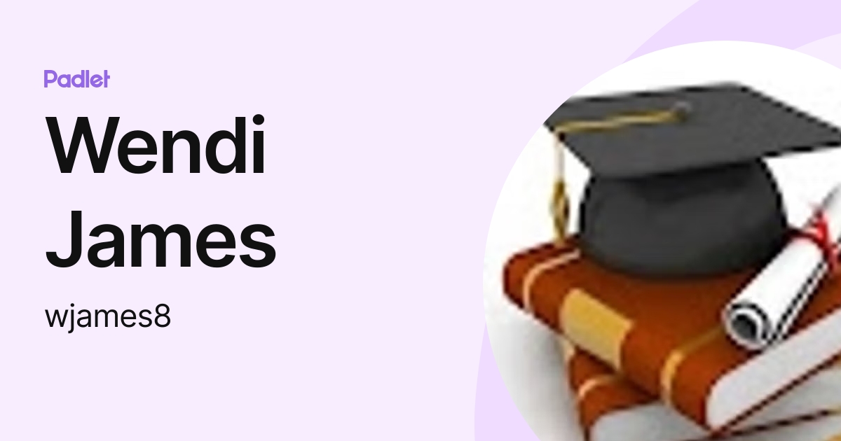 Wendi James (wjames8) profile | Padlet