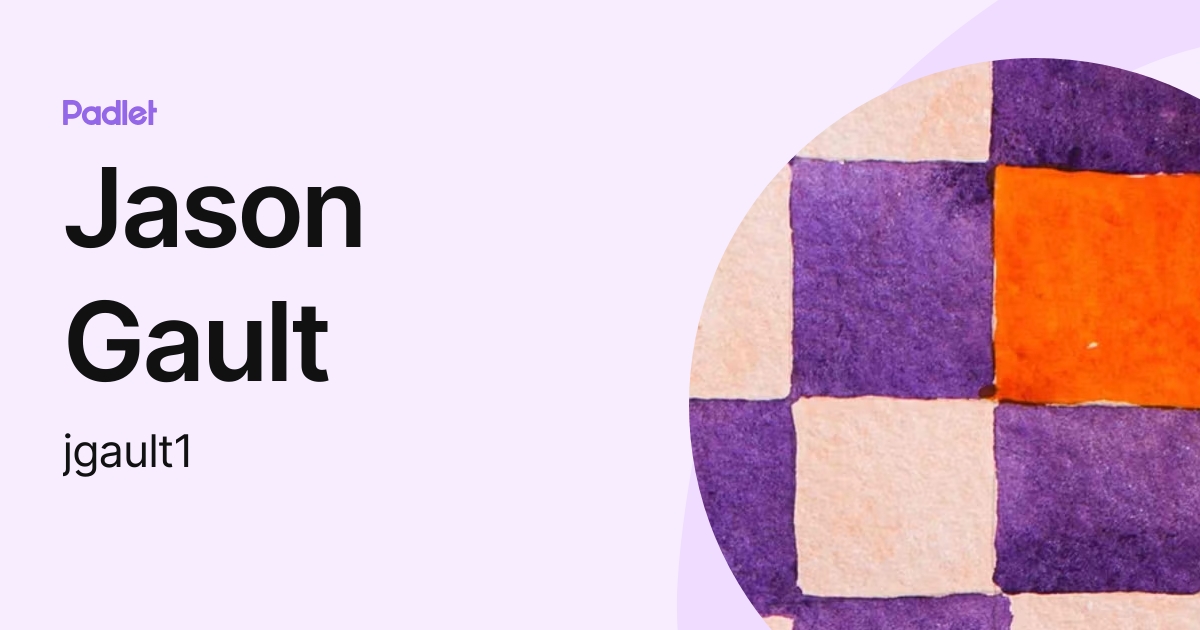 Jason Gault (jgault1) profile | Padlet