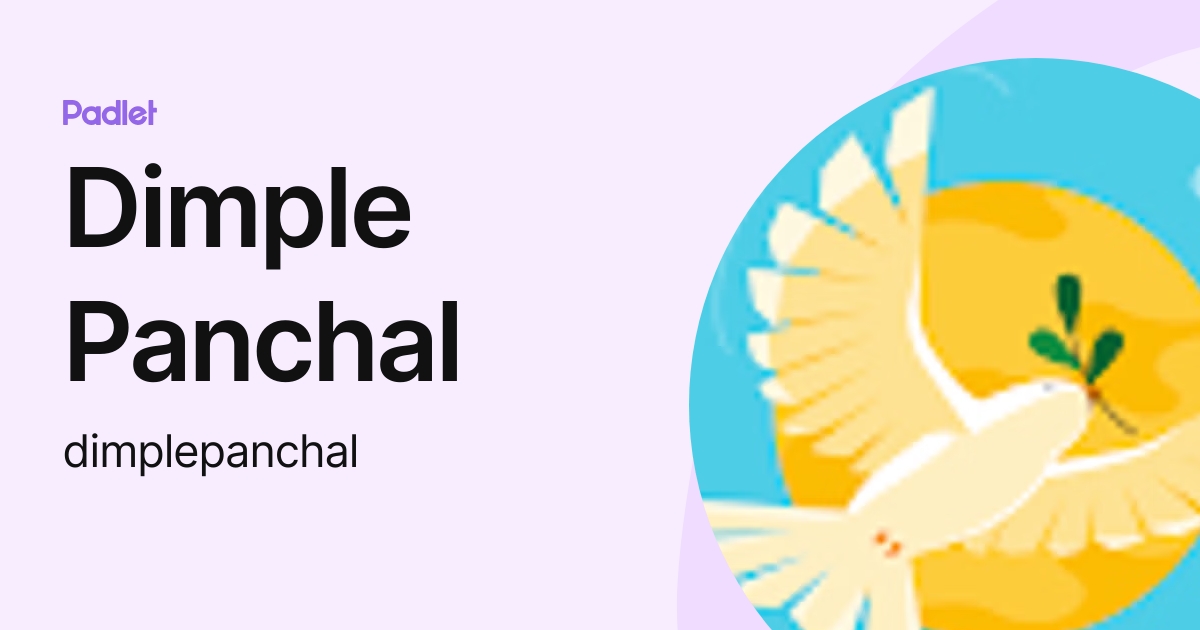 Dimple Panchal (dimplepanchal) profile | Padlet