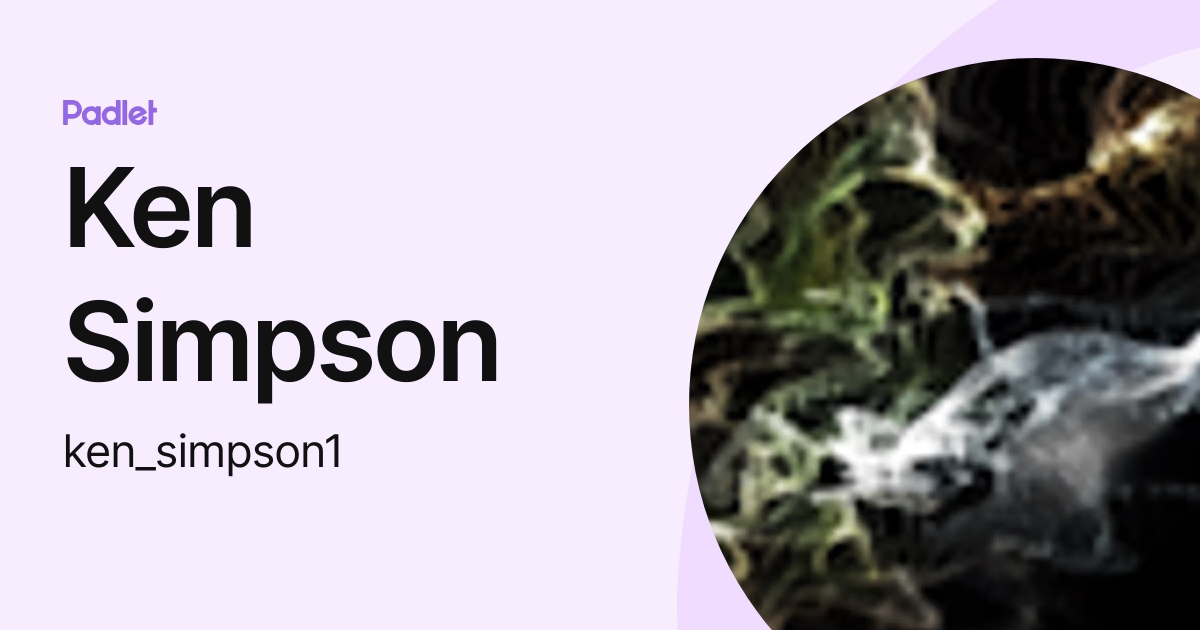 Ken Simpson (ken_simpson1) profile | Padlet