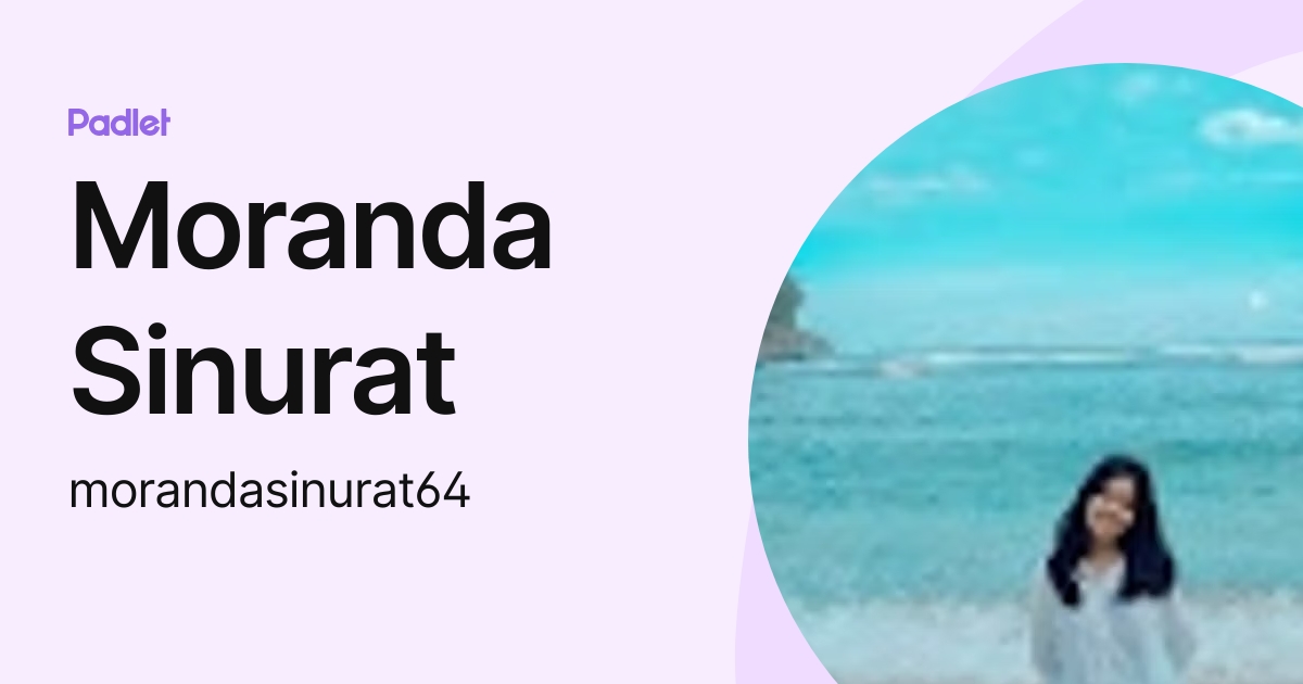 Moranda Sinurat (morandasinurat64) profile | Padlet
