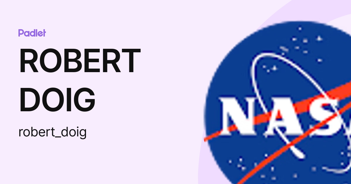 ROBERT DOIG (robert_doig) profile | Padlet