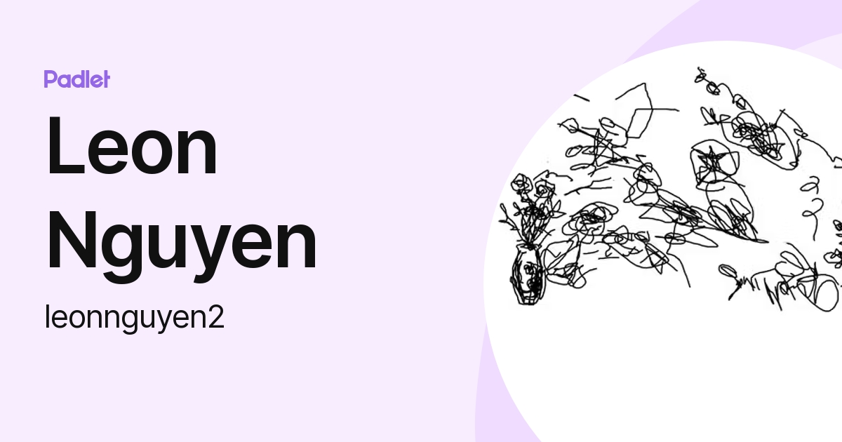 Leon Nguyen (leonnguyen2) profile | Padlet