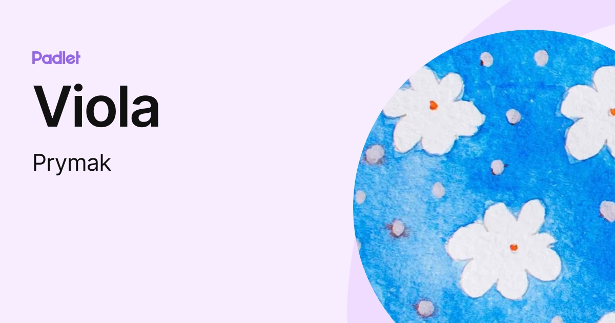 Viola (Prymak) profile | Padlet