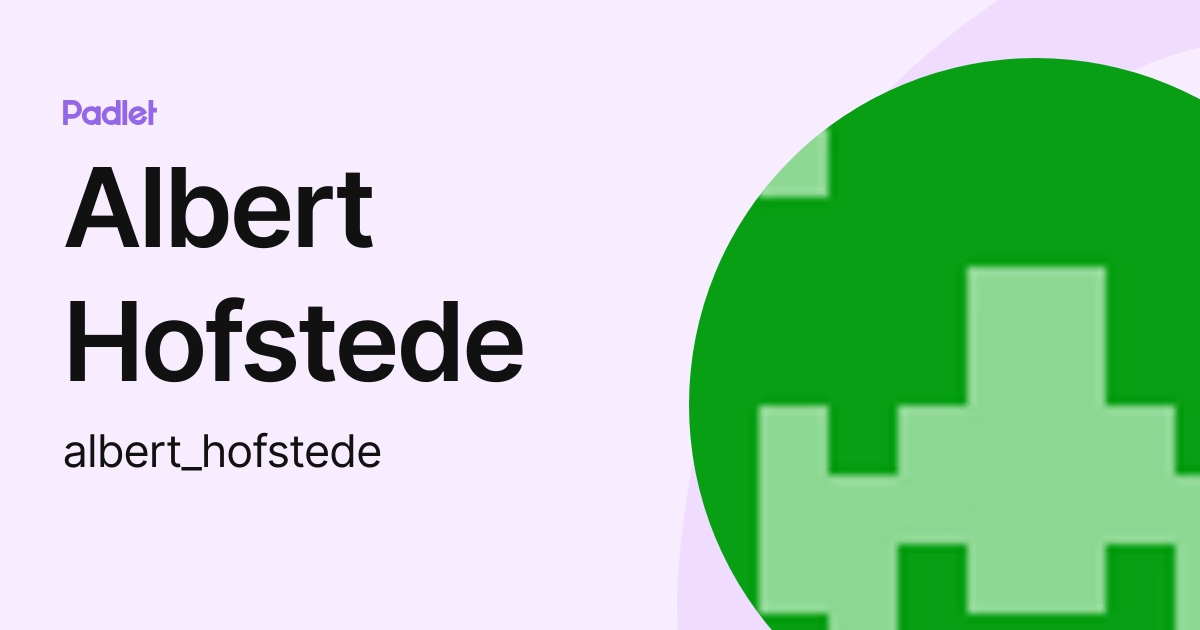 Albert Hofstede (albert_hofstede) profile | Padlet