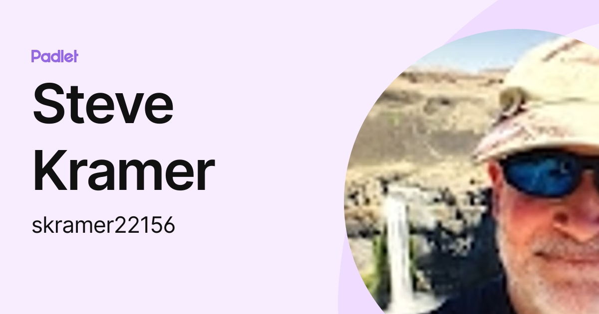 Steve Kramer (skramer22156) profile | Padlet
