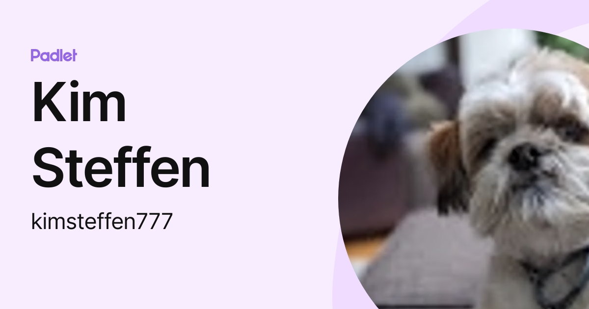 Kim Steffen (kimsteffen777) profile | Padlet