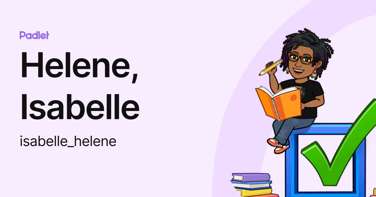 Helene, Isabelle (isabelle_helene) profile | Padlet