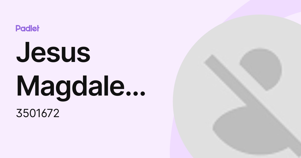 Jesus Magdaleno Perez (3501672) profile | Padlet