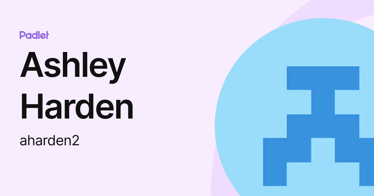 Ashley Harden (aharden2) profile | Padlet