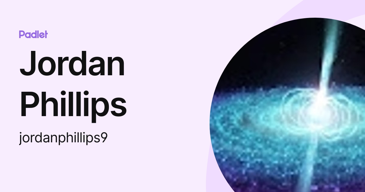 Jordan Phillips (jordan_phillips4) profile | Padlet