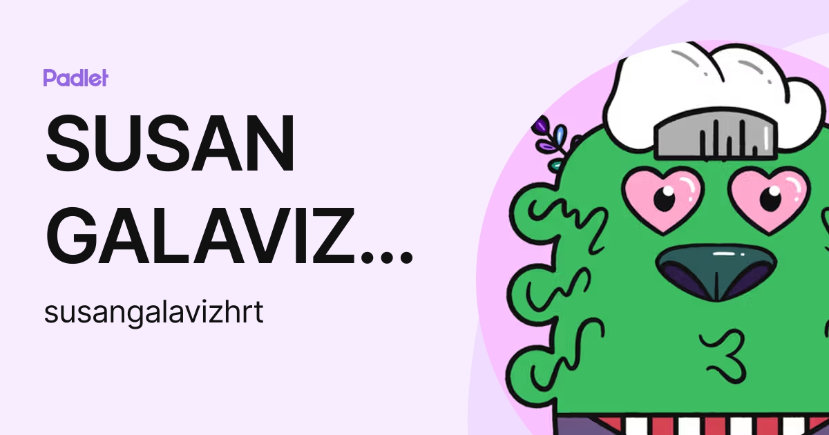 SUSAN GALAVIZ HUERTA (susangalavizhrt) profile | Padlet