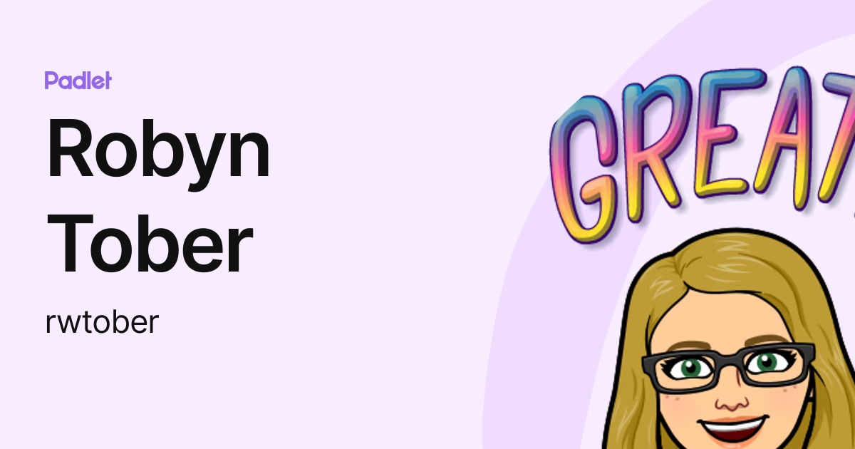 Robyn Tober (rwtober) profile | Padlet