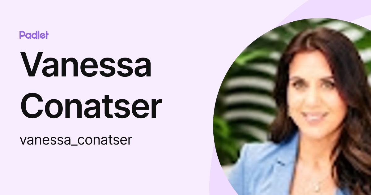 Vanessa Conatser (vanessa_conatser) profile | Padlet