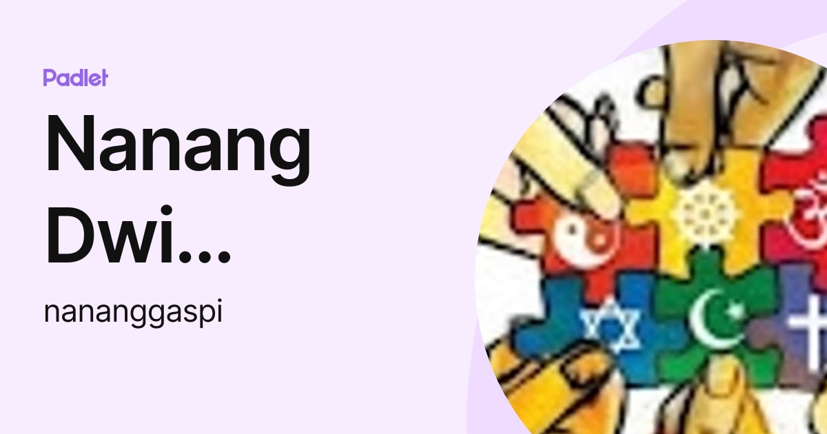 Nanang Dwi Purnama (nananggaspi) profile | Padlet