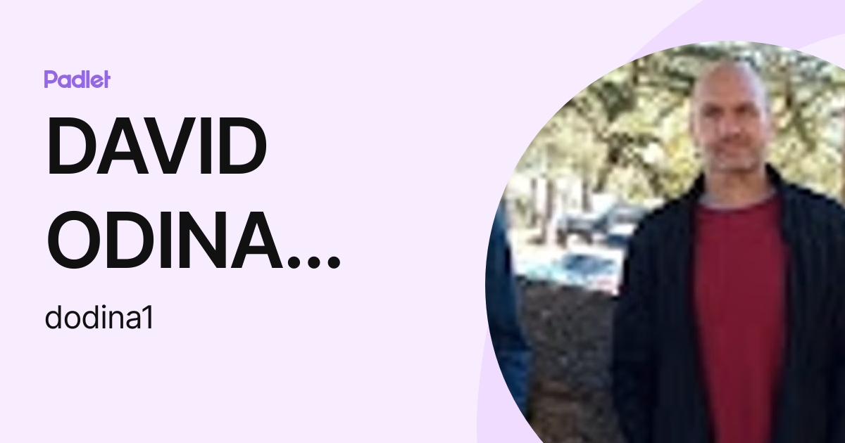 DAVID ODINA MORENO (dodina1) profile | Padlet