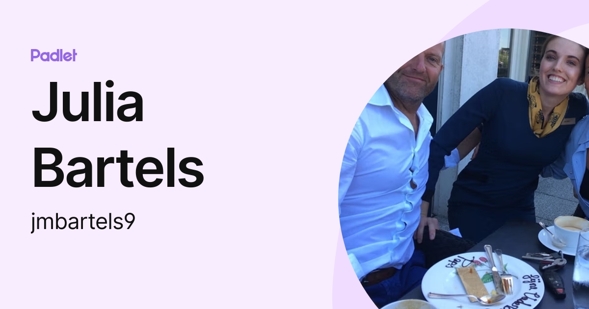 Julia Bartels (jmbartels9) profile | Padlet