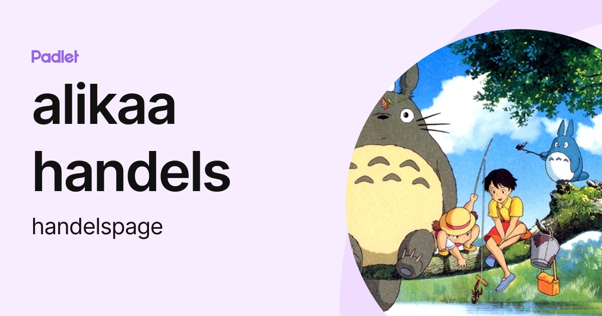 alikaa handels (handelspage) profile | Padlet