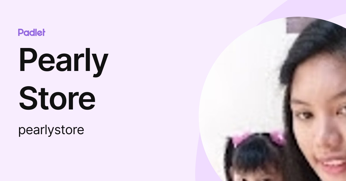 Pearly Store (pearlystore) profile | Padlet